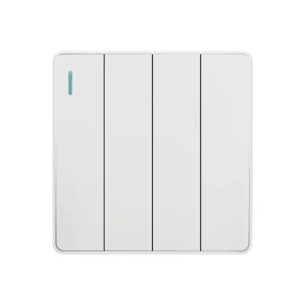 4 Gang Switch - White - Abu Taimor Trading LLC